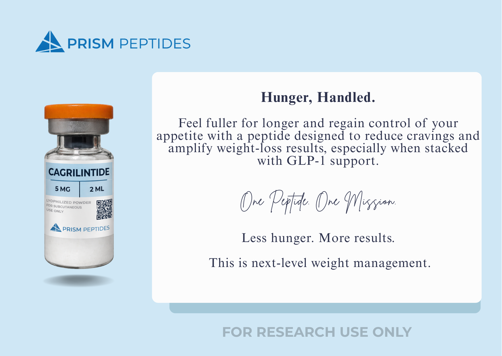 Cagrilintide 5mg – Prism Peptides